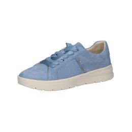 Caprice Damen Sneaker "Caprice Sneaker Veloursleder", Gr. 38mittelblau, Veloursleder, Schuhe