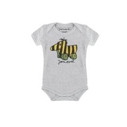 logoshirt M&auml;dchen Body "Janosch - Tigerente", Gr. 50, grau, 93% Baumwolle, 7% Elasthan, bedruckt, meliert, Bodys, mit lizenziertem Print