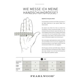 Pearlwood Herren Lederhandschuhe "GRAY"chocolate, Gr. 9, unifarben, Lammleder, Handschuhe, Weiches Innenfutter mit Wollanteil, dekorative Ziern&auml;hte