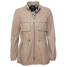 Maze Damen Outdoorjacke "42020133", beige, Gr. L, Obermaterial: 100% Lammleder; Innenfutter: 100% Polyester, Jacken