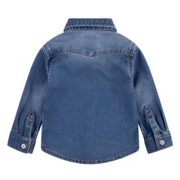LEVI'S KIDS Jungen Jeanshemd "MY FIRST BARSTOW", Gr. 6M, blau, Denim/Jeans, Obermaterial: 100% Baumwolle, unifarben, Hemden, mit Brusttaschen