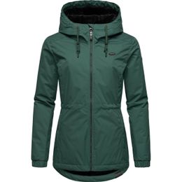 Ragwear Damen Winterjacke "Dankka Warm", gr&uuml;n, Basic, Gr. 4XL, Obermaterial: 100% Polyester. Innenfutter: 100% Polyester. Wattierung: 100% Polyester,