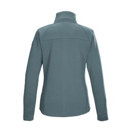 Killtec Damen Strickjacke "KOW 2 WMN FLX JCKT"graublau, Gr. 42, Obermaterial: 95% Polyester, 5% Elasthan, Strickjacken, Damen Powerstretchjacke mit