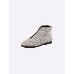 Casual Looks Damen Hausschuh, Gr. 38, grau, Textil, Schuhe