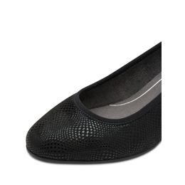 Jana Damen Pumps, Gr. 38, schwarz, Textil, Schuhe