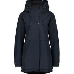 alife and kickin ALIFE & KICKIN Damen Winterjacke "Damen MarlyAK A Winterjacke, Jacke", blau, Gr. XS, 100% Polyester, Jacken, Leicht taillierte Jacke mit