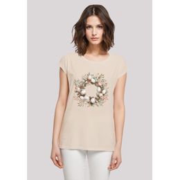 F4NT4STIC Damen T-Shirt "Osterkranz Eierkranz Blumenring", wei&szlig;, Gr. 4XL, Obermaterial: 100% Baumwolle, Shirts, Premium Qualit&auml;t