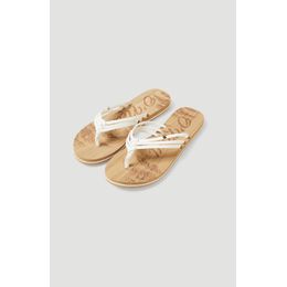 O`Neill O'NEILL Damen Zehentrenner "DITSY SANDALS", Gr. 42, wei&szlig;, Synthetik, Schuhe