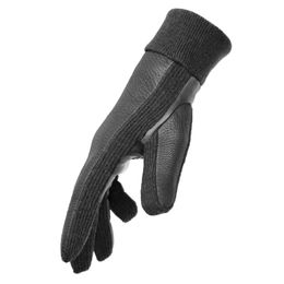 Pearlwood Herren Strickhandschuhe "NICK", schwarz, Gr. 9,5, Materialmix, Handschuhe, weiches Fleecefutter, Elastischer Strickbund