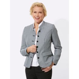 CLASSIC Damen Jackenblazer "Boucl&eacute;-Blazer", beige, Gr. 46, 100% Polyester, Blazer