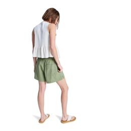 Roxy Damen Bermudas "Lekeitio Break", gr&uuml;n, Gr. L, Obermaterial:55% Leinen, 45% Viskose., Hosen