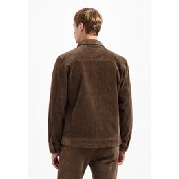 NO EXCESS Herren Langarmhemd "NO EXCESS Overshirt aus geripptem Cord"taupe, Gr. XXL, 98% Baumwolle, 2% Elasthan, Hemden