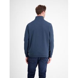 Lerros Herren Sweatshirt "SELA", rot, Gr. XL, unifarben, Sweatware, Obermaterial: 90% Baumwolle, 10% Polyester, Sweatshirts, mit Troyer-Rei&szlig;verschluss