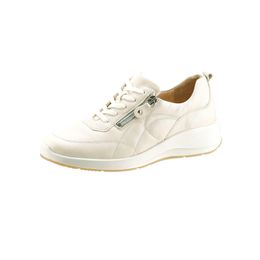 Waldl&auml;ufer WALDL&Auml;UFER Damen Schn&uuml;rschuh, Gr. 6,5, beige, Glattleder, Schuhe