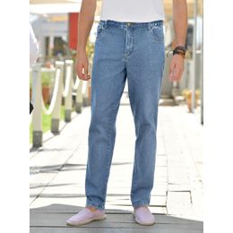 CLASSIC Herren Dehnbund-Jeans, blau, Gr. 25, unifarben, 98% Baumwolle, 2% Elasthan, Jeans