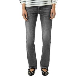 QS Damen 5-Pocket-Jeans "Catie", grau, Gr. 44, Denim/Jeans, Obermaterial: 83% Baumwolle, 15% Polyester, 2% Elasthan. Futter: 65% Polyester, 35%