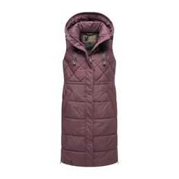 Marikoo Damen Steppweste "Narikaa", lila, Gr. M, Obermaterial: 100% Polyester. Innenseite: 100% Polyester, Westen, mit weichem Teddyfell