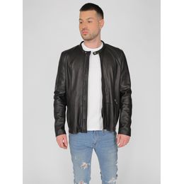 Maze Herren Lederjacke "42021111", schwarz, Gr. XXXL, Obermaterial: 100% Lammleder; &Auml;rmelfutter: 100% Polyester, Jacken