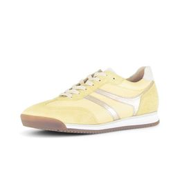 Gabor Damen Sneaker "Sneaker low", Gr. 38,5gelb, Schuhe