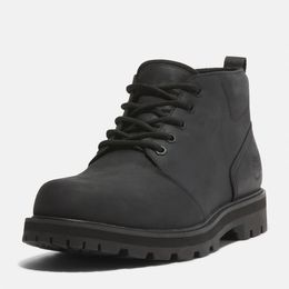 Timberland Herren Schn&uuml;rboots "BRITTON ROAD MID LACE UP WATERPROOF CHUKKA BOOT", Gr. 44,5, schwarz, Leder, Synthetik, Schuhe, Winterstiefel,
