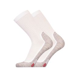 UphillSport Damen Socken "WINTER XC 2er Pack", Gr. 39, grau, 65% Polypropylen, 16% Wolle, 16% Polyamid, 3% Elasthan, mehrfarbig, Socken, mit