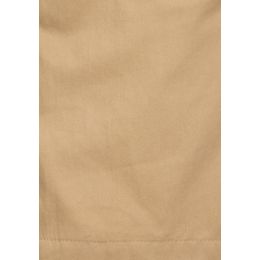 Damen Outdoorjacke, beige, Gr. M, French Connection, unifarben, Web, Obermaterial: 68% Baumwolle, 32% Polyamid. Futter: 85% Polyester, 15% Baumwolle.