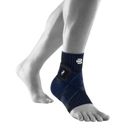 Bauerfeind Sprunggelenkbandage "Sports Ankle Support rechts", Gr. XL, blau, Obermaterial: 57% Baumwolle, 41% Polyester, 2% Elasthan, Bandagen