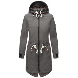 Marikoo Damen Softshelljacke "Mount Furnica", grau, Gr. M, Obermaterial: 95% Polyester, 5% Elasthan. Futter: 100% Polyester. Wattierung: 100%