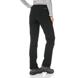 Polarino Damen Funktionshose, schwarz, Gr. 36, unifarben, Obermaterial: 92% Polyamid, 8% Elasthan, Hosen, mit Rei&szlig;verschlusstaschen