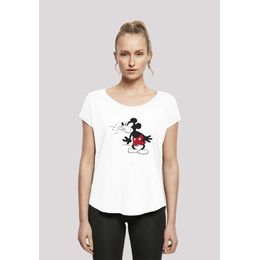 F4NT4STIC Damen T-Shirt "Disney Micky Maus Tongue", wei&szlig;, Gr. S, Obermaterial: 100% Baumwolle, Shirts, Print