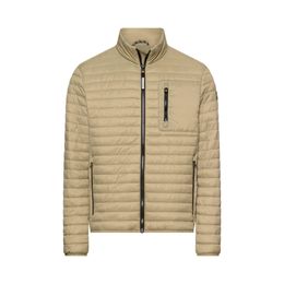Camel Active Herren Steppjacke, beige, Gr. S, unifarben, Steppware, Obermaterial: 100% Polyamid, Jacken, mit Stehkragen und Rei&szlig;verschlusstaschen