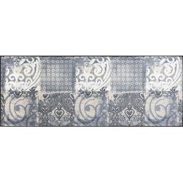 L&auml;ufer, B:75cm H:7mm L:120cm, beige, wash+dry by Kleen-Tex, Kunstfaser, Flur, Teppiche, "Arabesque", Schmutzfangl&auml;ufer, rutschhemmend, In- und