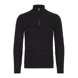 INDICODE Herren Troyer "Troyer IDPaulo", schwarz, Gr. L, Obermaterial: 100% Baumwolle CO., Pullover