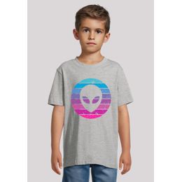F4NT4STIC M&auml;dchen T-Shirt "Alien Kopf", grau, Gr. 134, Obermaterial: 100% Baumwolle, Shirts, Premium Qualit&auml;t