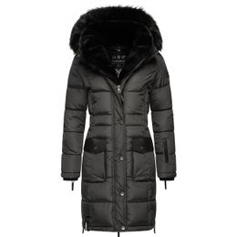 Navahoo Damen Steppmantel "Sinja", grau, Gr. XL, Oberstoff: 100% Polyester. Futter: 100% Polyester. Wattierung: 100% Polyester. &Auml;rmelfutter: 100%