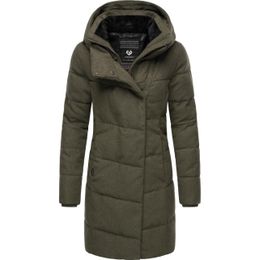Ragwear Damen Wintermantel "Pavla Coat", gr&uuml;n, Gr. L, Obermaterial: 100% Polyester; Innenfutter: 100% Polyester; Wattierung: 100% Polyester, M&auml;ntel,