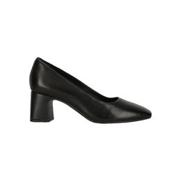 Clarks Damen Pumps "Fernie Court", Gr. 36, schwarz, Leder, Schuhe, mit charakteristischen Contour Cushion-Fu&szlig;bett