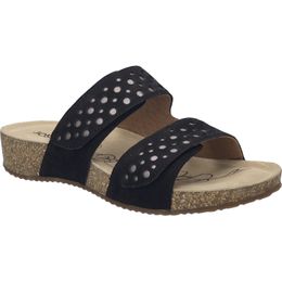 Josef Seibel Damen Sandale "Tonga 86, schwarz-kombi", Gr. 40, schwarz, Obermaterial: 100% Rindsleder Leather cow., Schuhe