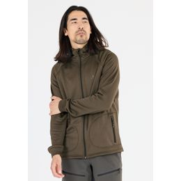 WHISTLER Herren Fleecejacke "Tracker", gr&uuml;n, Gr. S, unifarben, 95% Polyester, 5% Elasthan, Jacken, mit Powerstretch und praktischer Kapuze