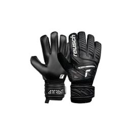 Reusch Damen Torwarthandschuhe "Attrakt Solid", schwarz, Gr. 9, 29% Polyester, 5% Polyurethan, 1% Baumwolle, Handschuhe, f&uuml;r alle Spielfeldoberfl&auml;chen
