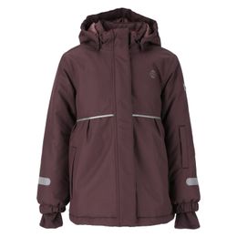 ZIGZAG Jungen Skijacke "Katja", lila, Gr. 104, unifarben, 100% Polyester, Jacken, mit reflektierenden Elementen