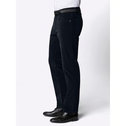 CLASSIC Herren Cordhose, blau, Gr. 25, unifarben, 98% Baumwolle, 2% Elasthan, Hosen