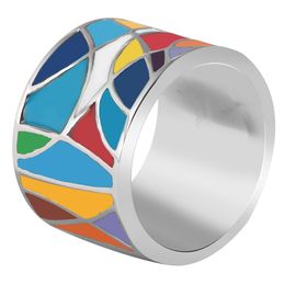 Adelia&acute;s ADELIA ́S Damen Fingerring "Damen Ring aus Edelstahl", 60, Edelstahlsilber, Edelstahl, Fingerringe
