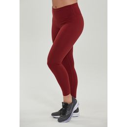 Endurance Damen Radhose "Raleigh", rot, Gr. 42, unifarben, 75% Nylon, 25% Elasthan, Hosen, mit Quick Dry-Technologie