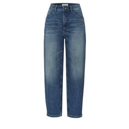 Toni Damen 7/8-Jeans, blau, Gr. 38, unifarben, Denim/Jeans, Obermaterial: 95% Baumwolle, 3% Polyester, 2% Elasthan, Jeans, im Five-Pocket Style