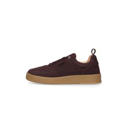 N91 Herren Sneaker "Bball M AN", Gr. 40, braun, Kalbsnubuk, Schuhe, Halbschuh Leder handgefertigt, sportlicher Freizeitschuh Herren