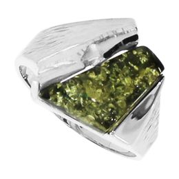 OSTSEE-SCHMUCK Damen Fingerring "- Mette - Silber 925/000 - Bernstein", 60, silber, Fingerringe