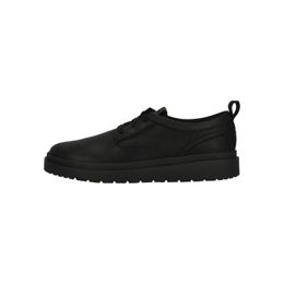 Clarks Herren Schn&uuml;rschuh "Polden", Gr. 40, schwarz, Leder, Schuhe, mit Schaumstoff-Fu&szlig;bett
