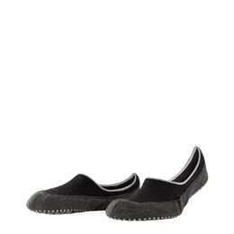 Falke Herren Haussocken "Cosyshoe", Gr. 45, schwarz, Merinowolle, Polyamid, Schurwolle, unifarben, Socken, mit Noppendruck, mit Merinowolle, w&auml;rmend