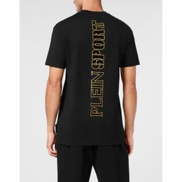 Plein Sport Herren T-Shirt "Scratch", schwarz, Gr. S, Obermaterial: 100% Baumwolle, Shirts